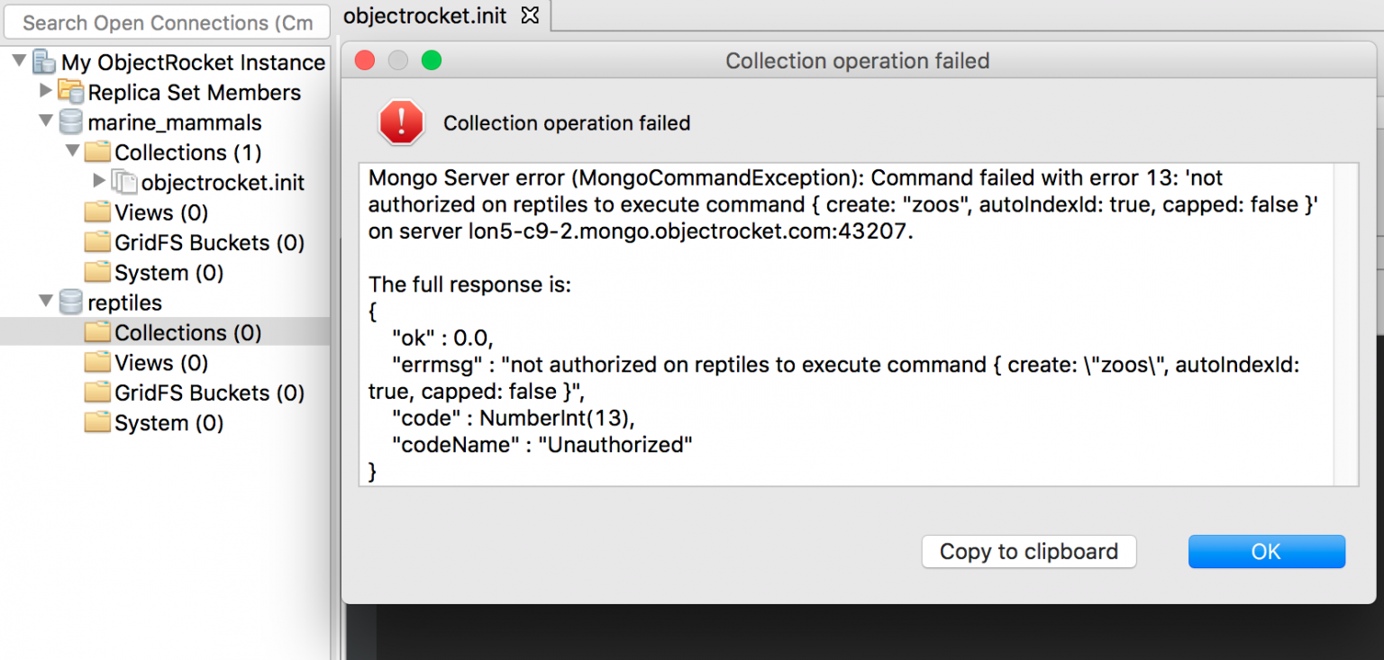 How to Connect to ObjectRocket | Studio 3T