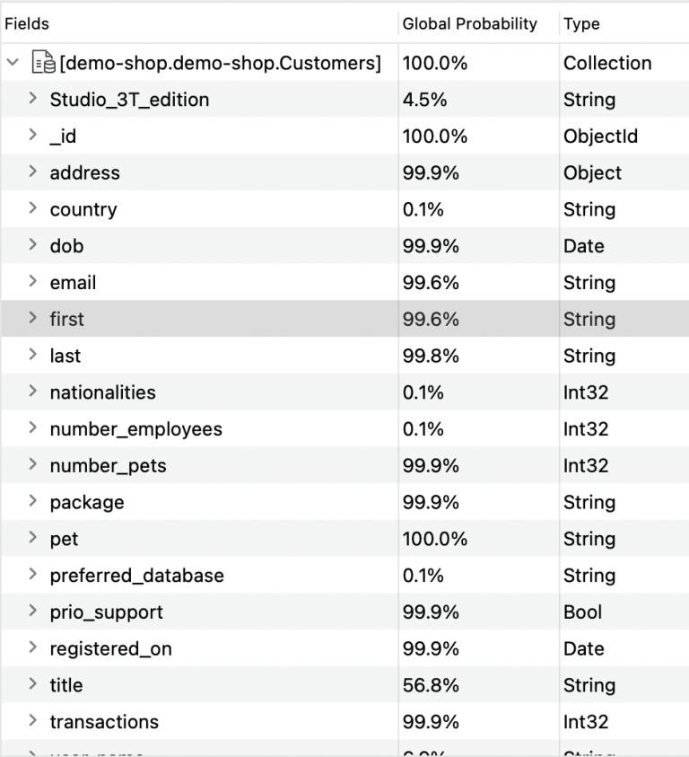 Check & Fix MongoDB Schema with Schema Explorer | Studio 3T