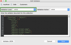 MongoDB Schema Validation | Schema Validator | Studio 3T