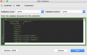 MongoDB Schema Validation | Schema Validator | Studio 3T