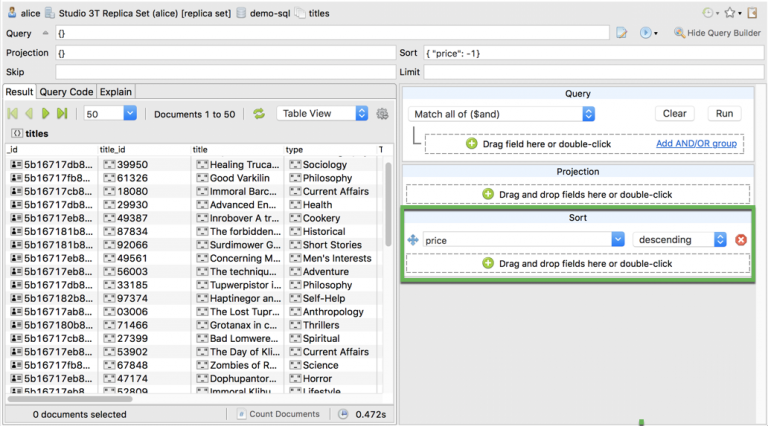 Visual Explain | MongoDB Explain, Visualized | Studio 3T