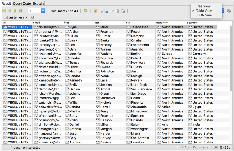 How To Merge Multiple Sql Tables Into One Mongodb Collection 