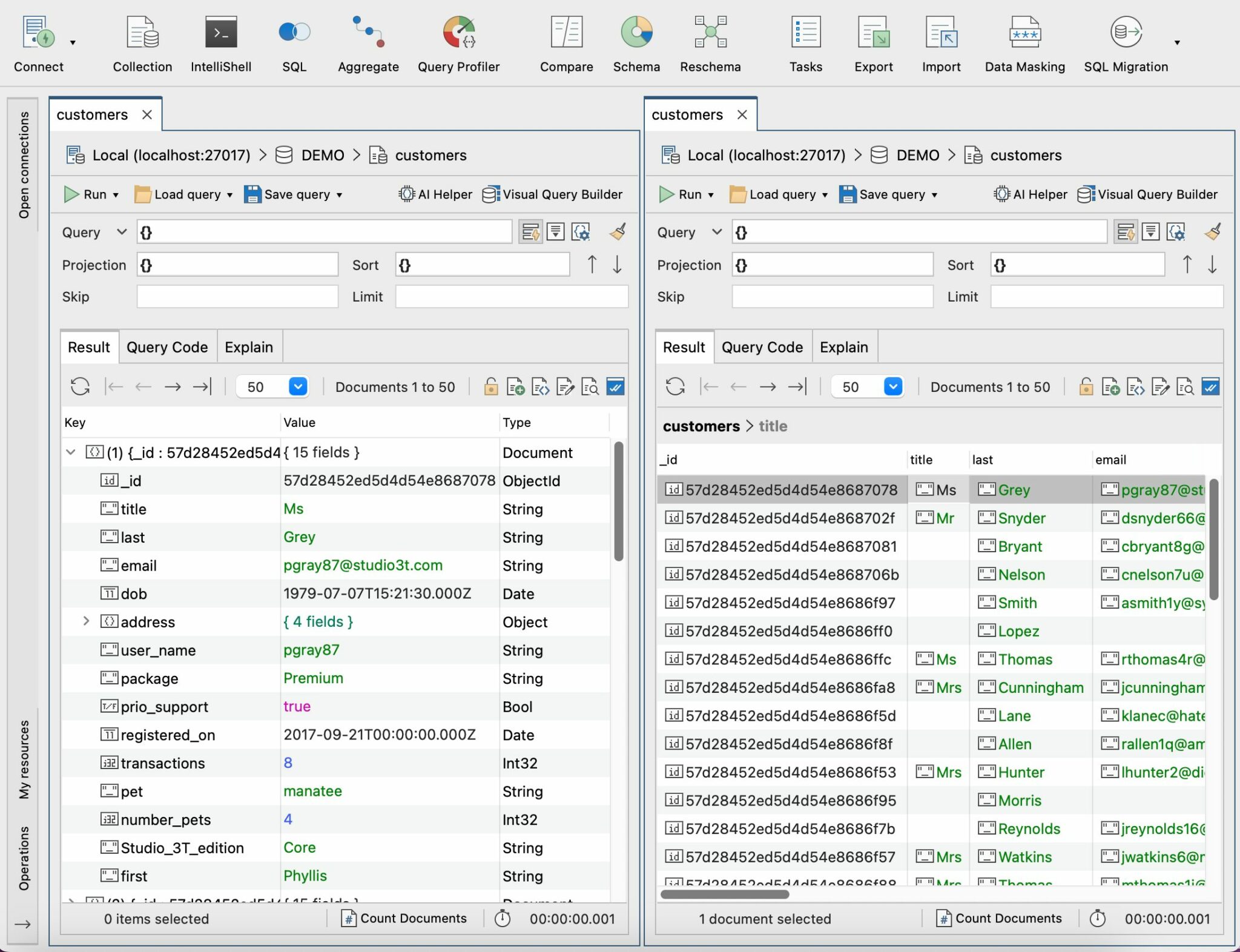 Working With Mongodb Collections Crud Count Sort Limit Size And More
