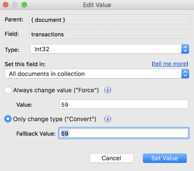 The Quickest Way to Change a Field Type in MongoDB | Studio 3T The Quickest Way to Change a Field Type in MongoDB | Studio 3T