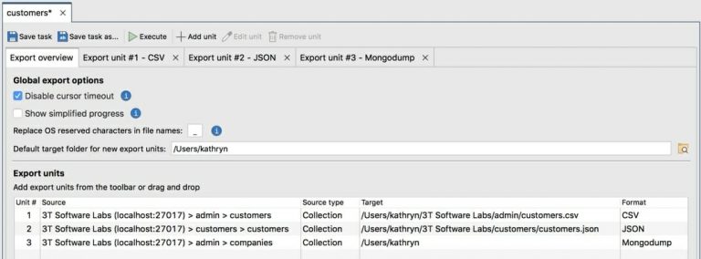 How to Export MongoDB to CSV, JSON, SQL & BSON/mongodump