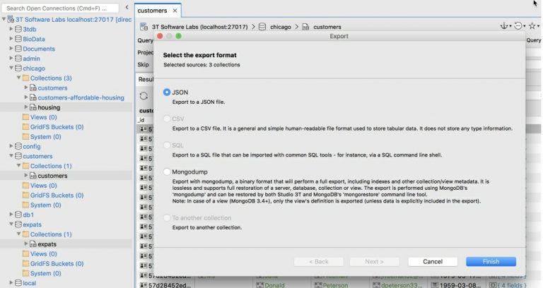 How To Export Mongodb To Csv Json Sql And Bsonmongodump 0090