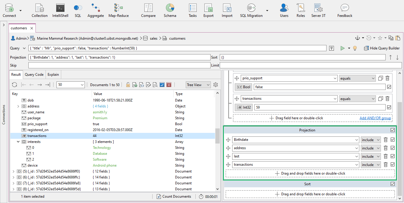 Visual Query Builder | Powerful MongoDB Query Builder