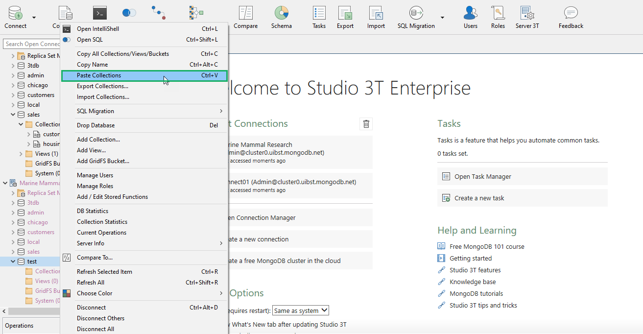 The Fastest Way to Copy MongoDB Collections | Studio 3T