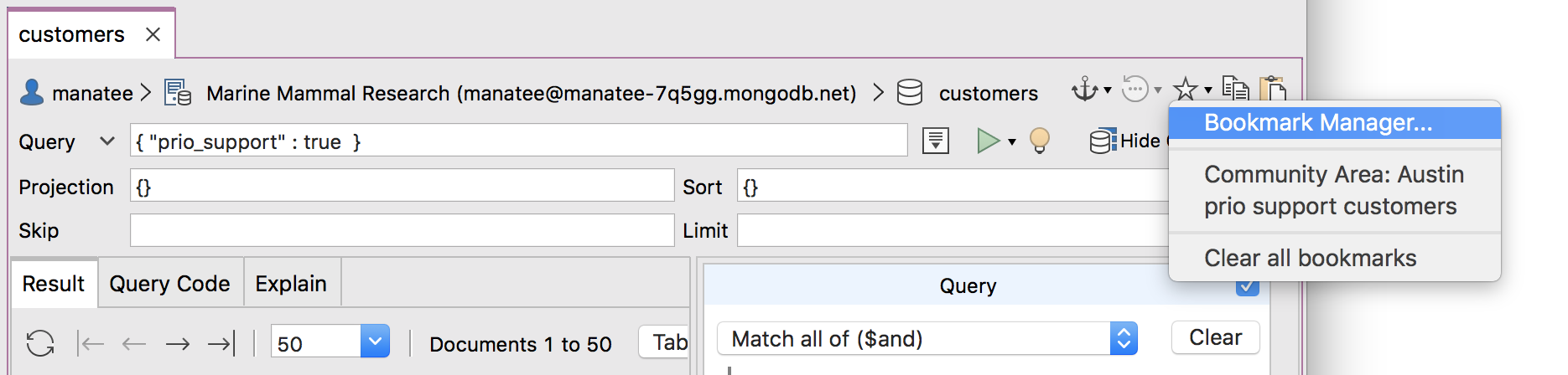 How to View Your MongoDB Query History & Bookmark Queries