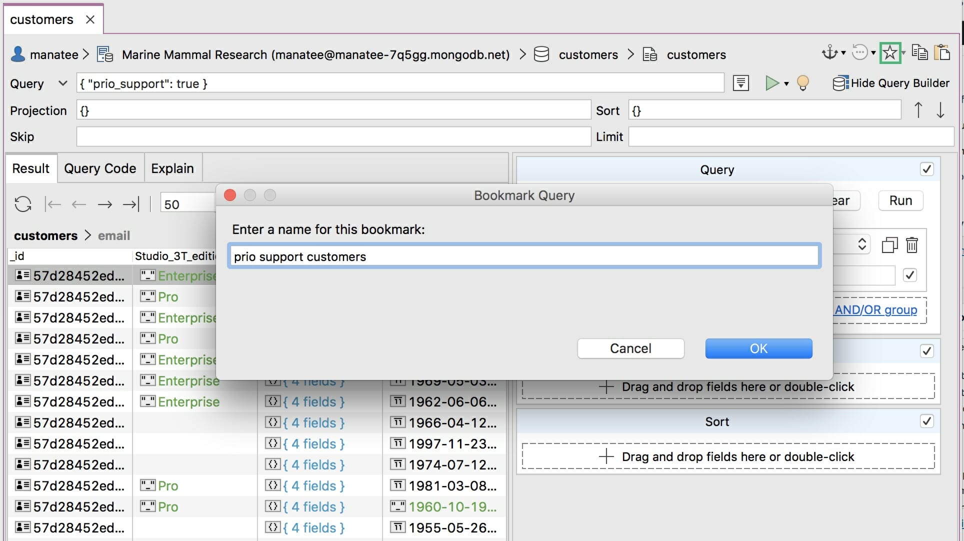 How to View Your MongoDB Query History & Bookmark Queries