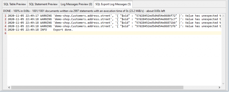 Mongodb To Sql Migration Export Mongodb Collections To Sql