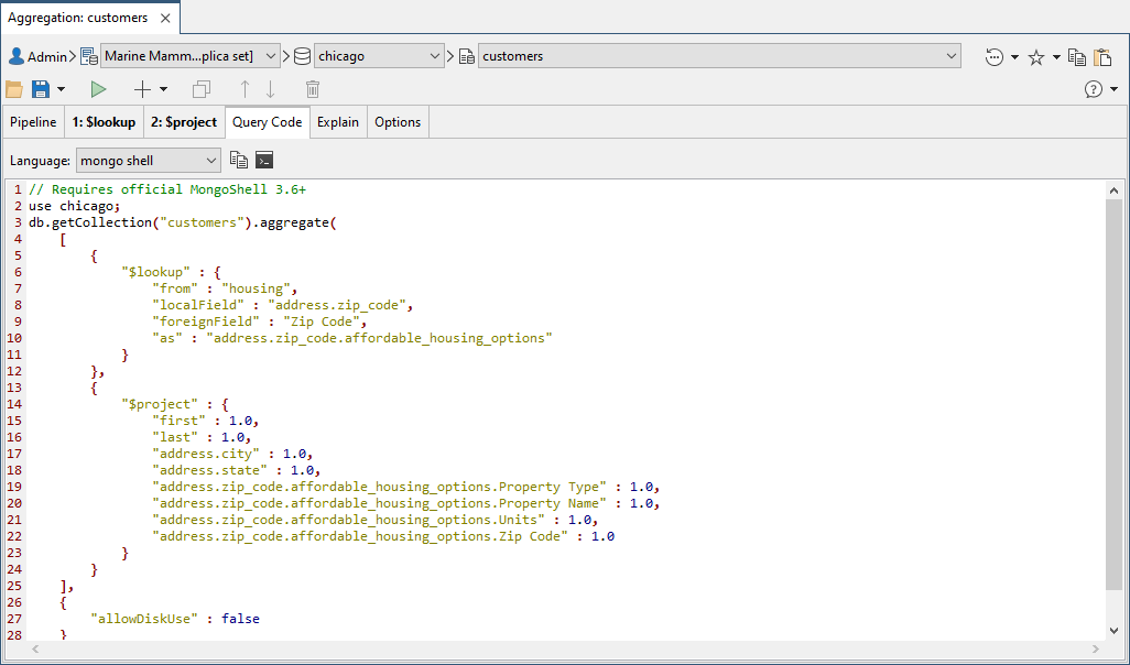 MongoDB $project Example | MongoDB Aggregation Pipeline