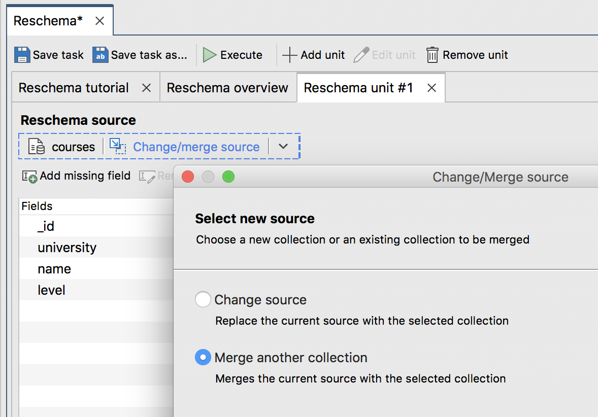 MongoDB Schema Design Tool | Reschema | Studio 3T