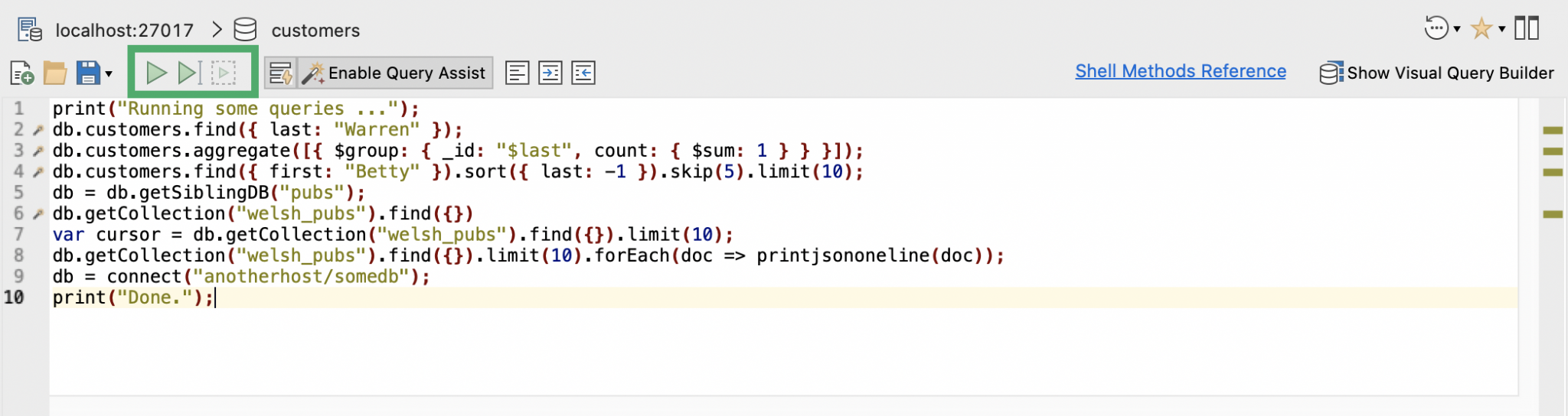 mongo Shell with Auto-Completion | IntelliShell | Studio 3T
