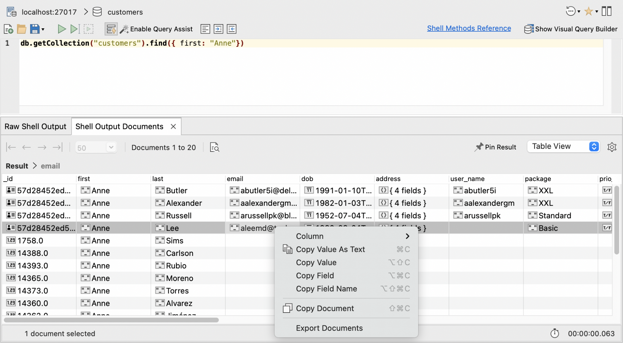 mongo Shell with Auto-Completion | IntelliShell | Studio 3T
