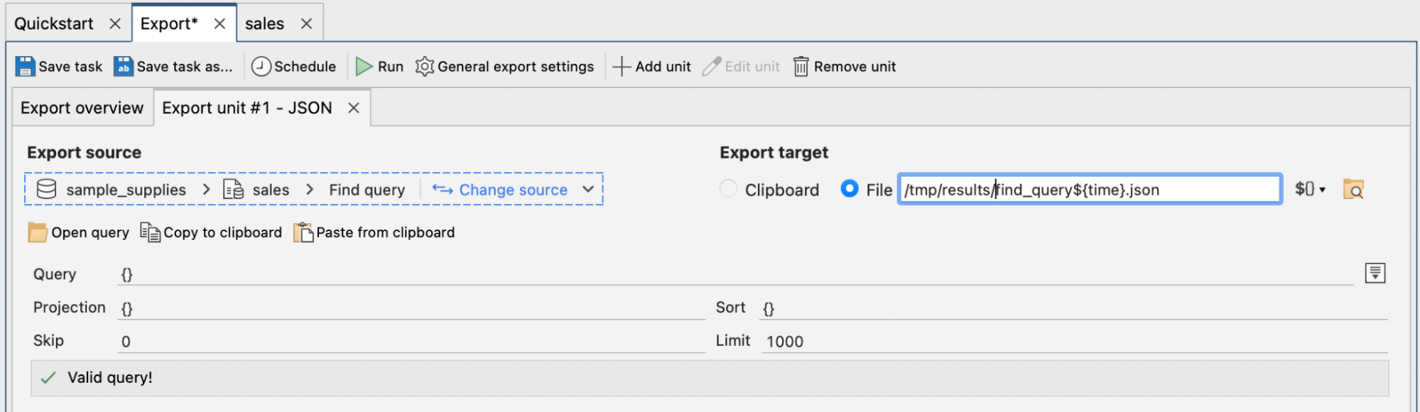 Incremental Execution for Export and Migration | Studio 3T
