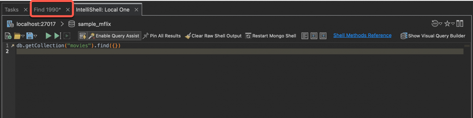 IntelliShell Script Tasks | Studio 3T