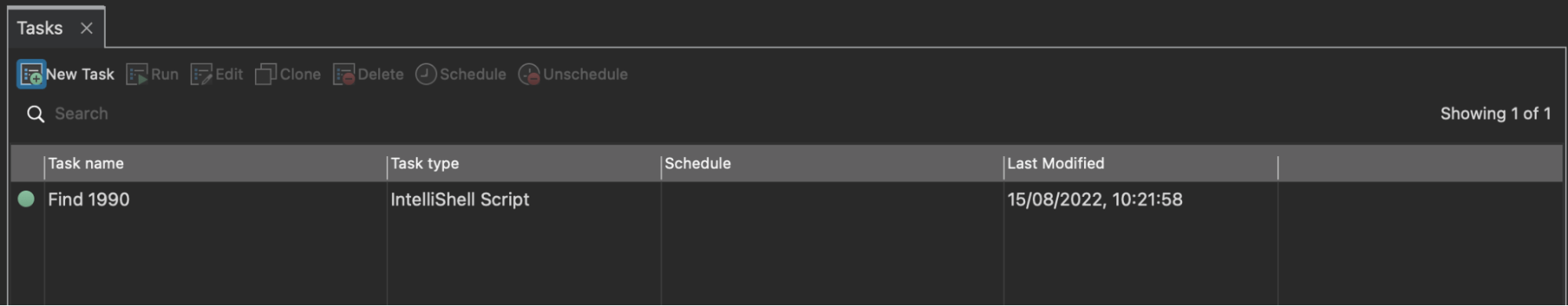 IntelliShell Script Tasks | Studio 3T