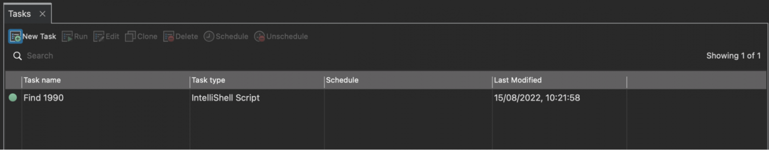 IntelliShell Script Tasks | Studio 3T