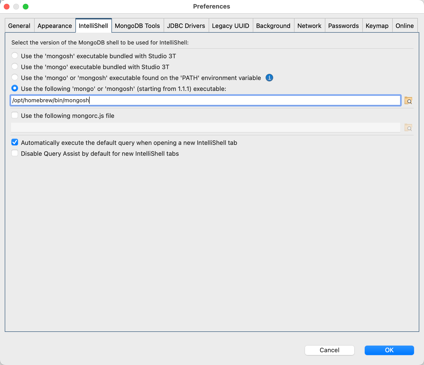 Configure Mongodump Mongorestore Mongo Shell Executable Files