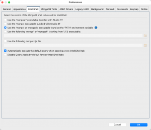 Configure mongodump, mongorestore & mongo shell Executable Files
