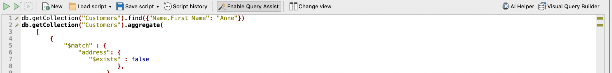 mongo Shell with Auto-Completion | IntelliShell | Studio 3T