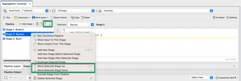 A MongoDB Aggregation Example with $match, $group & $sort