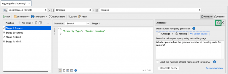 A MongoDB Aggregation Example with $match, $group & $sort