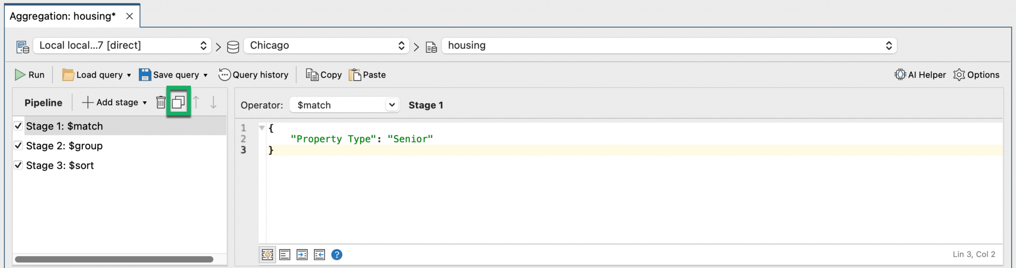 A MongoDB Aggregation Example with $match, $group & $sort