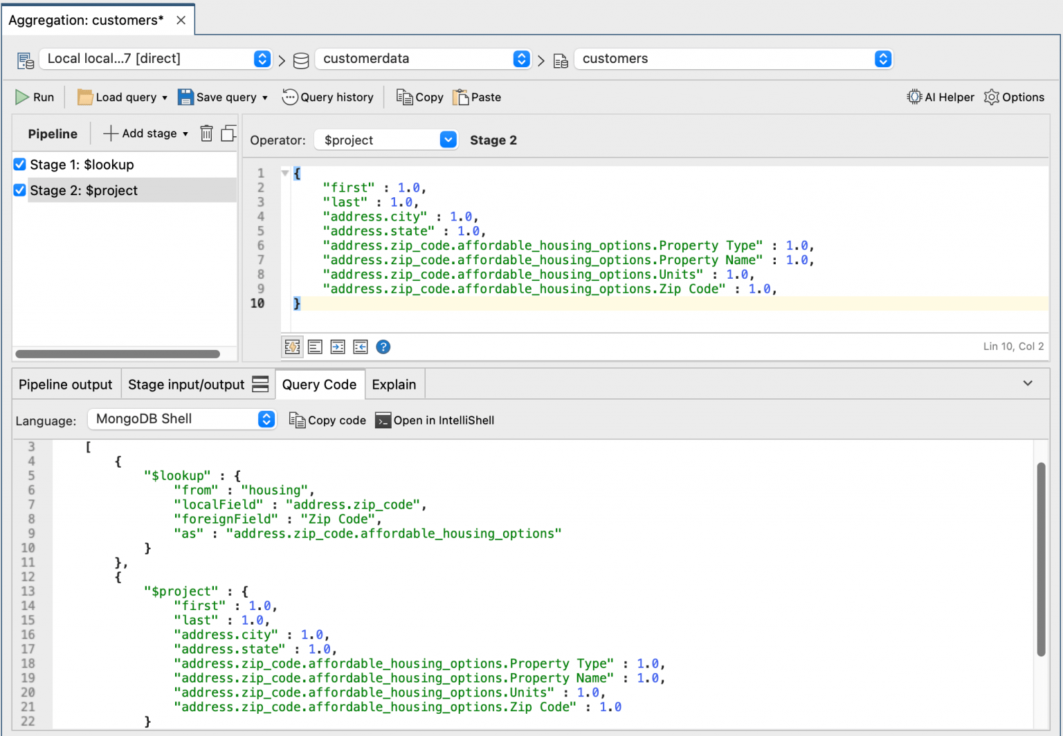 MongoDB $project Example | MongoDB Aggregation Pipeline