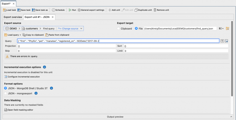 How to Export MongoDB to CSV, Excel, JSON, SQL & BSON/mongodump