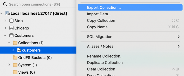 How to Export MongoDB to CSV, Excel, JSON, SQL & BSON/mongodump