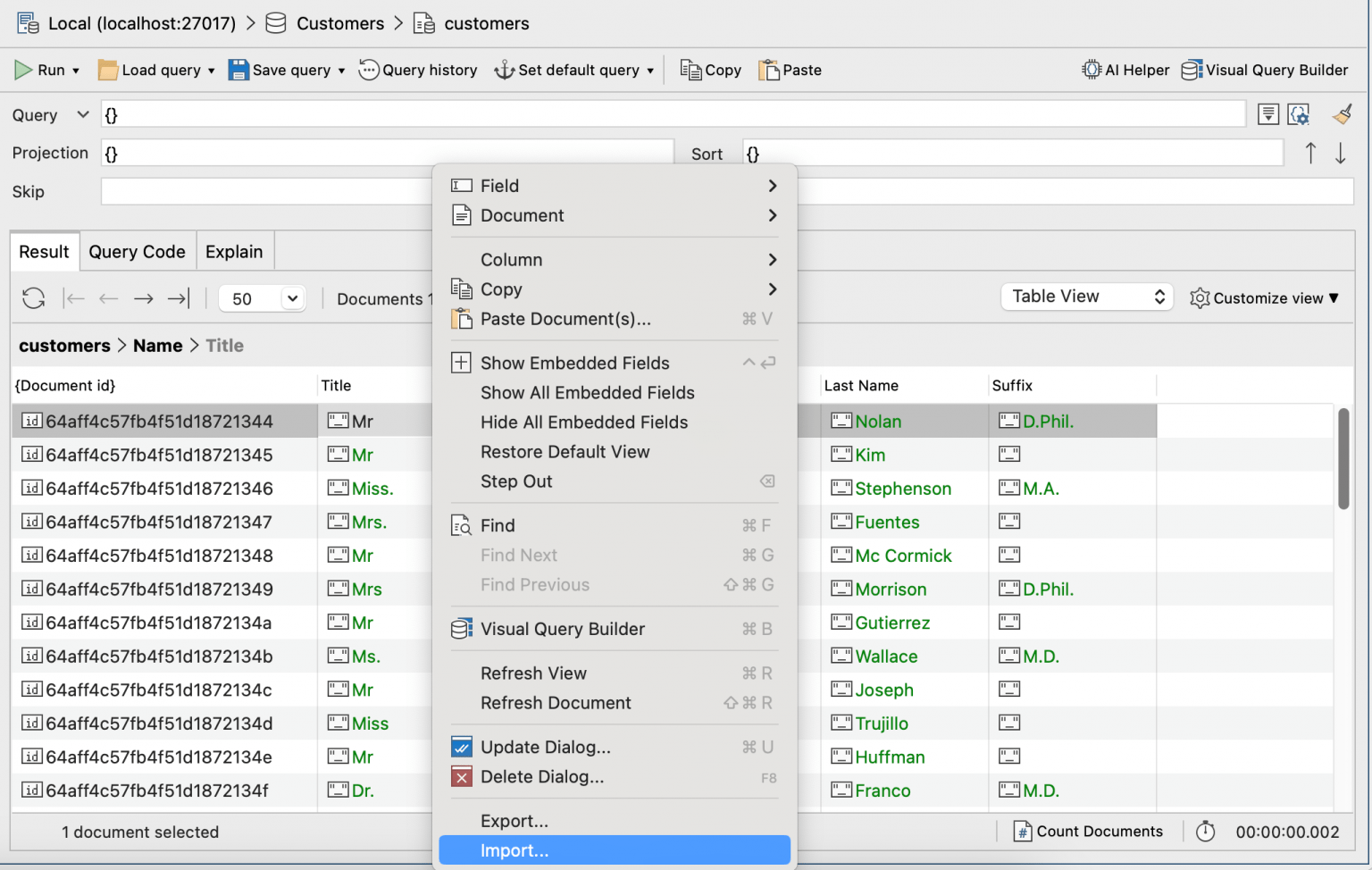 How to Import CSV, JSON, BSON & SQL to MongoDB