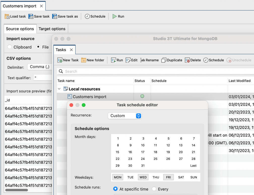 How to Import CSV, JSON, BSON & SQL to MongoDB