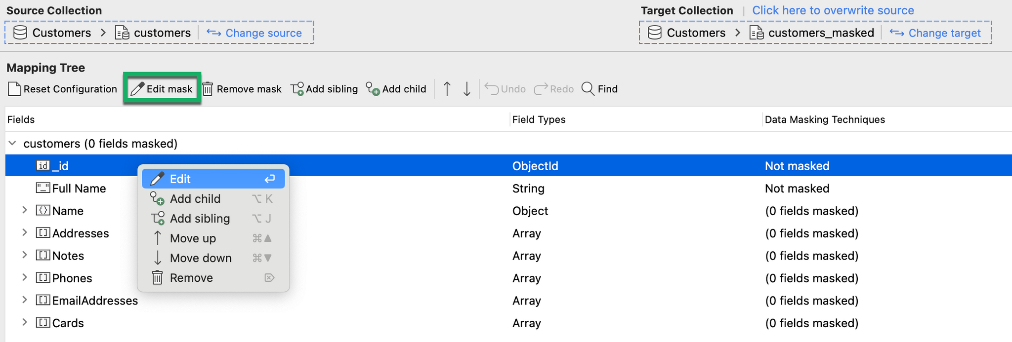 Data Masking for MongoDB | Studio 3T